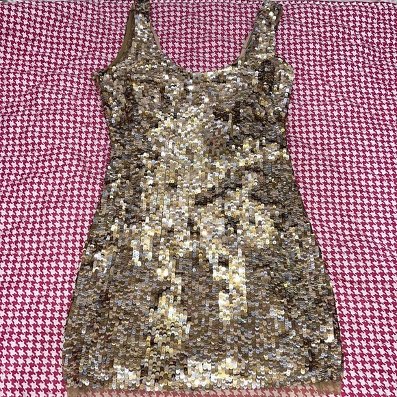 LoveShackFancy | Dresses | Loveshackfancy Gold Dress | Poshmark